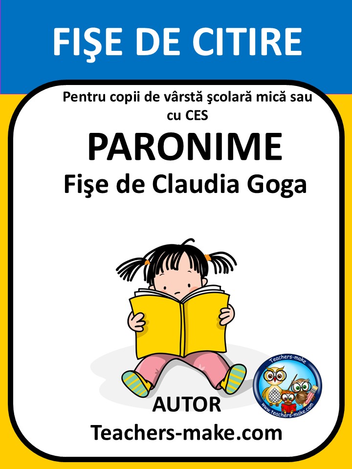 PARONIME/Fişe de Claudia Goga – Teachers make